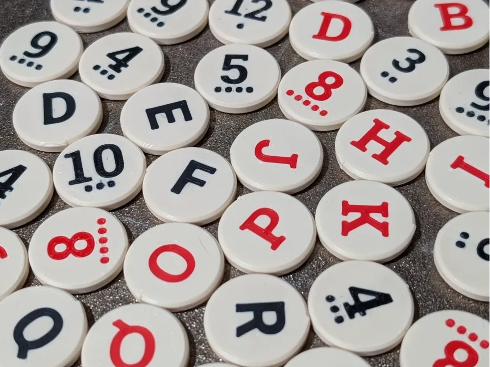 Catan Number Set 4 and 6 player with magnets - Free 3D Print Model ...