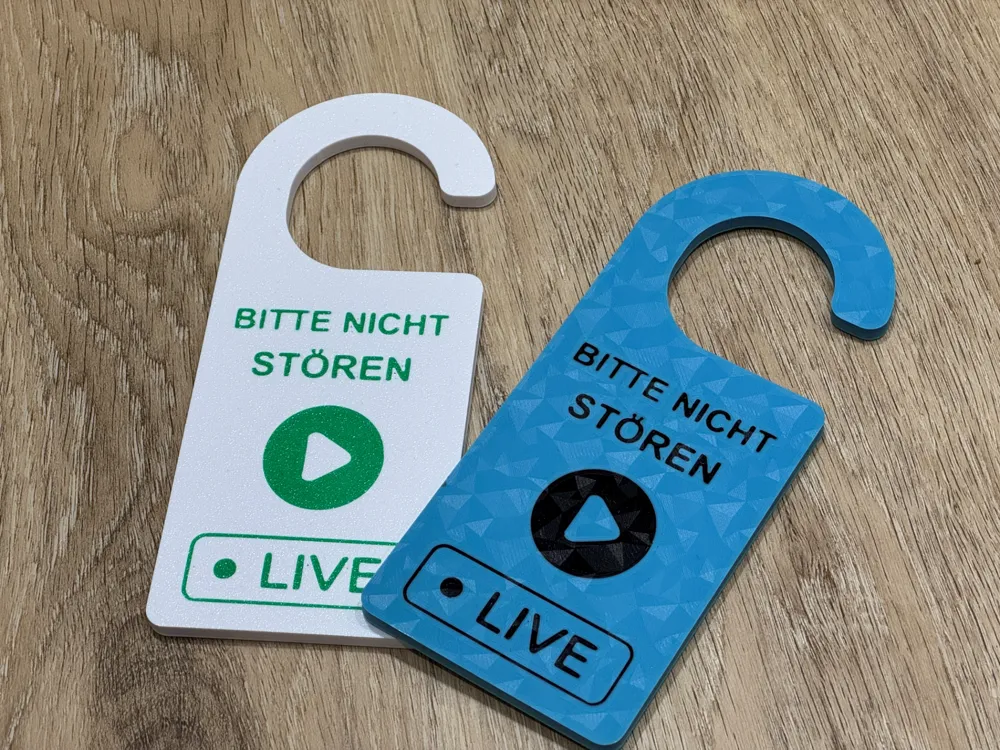 Do Not Disturb Live Door Sign by Benj - MakerWorld