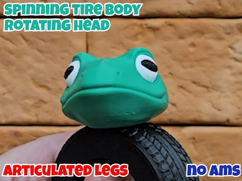 Muñeca Ambalabu – Rana Meme Articulada de Brainrot por Fable3D ...