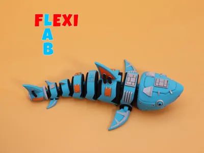 flexi Megalodon Robot Shark - Free 3D Print Model - MakerWorld