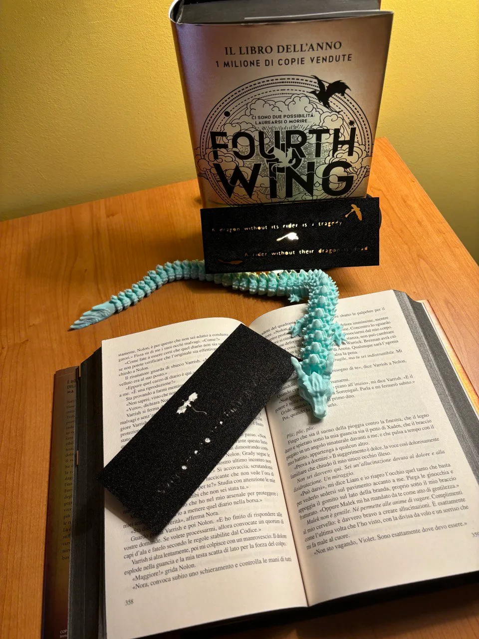 welcome to the fourth wing bookmark - Free 3D Print Model - MakerWorld