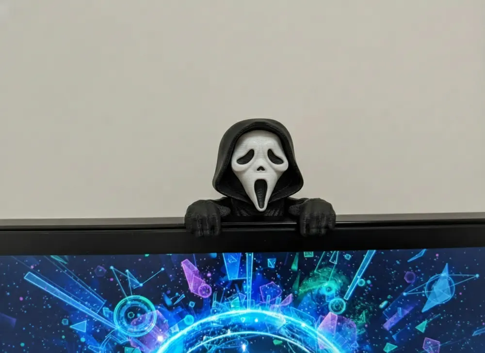 GHOST FACE MONITOR - Free 3D Print Model - MakerWorld