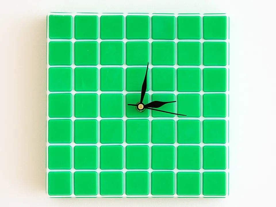 Tile clock by Balzo98 MakerWorld: Download Free 3D Models