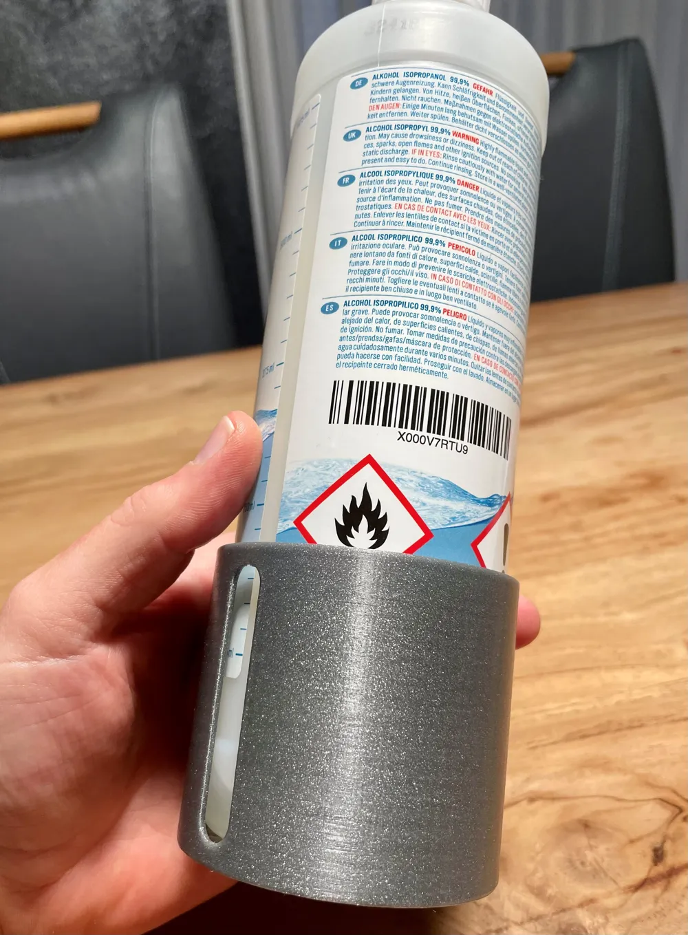Isopropanol bottle holder by Sneezer - MakerWorld