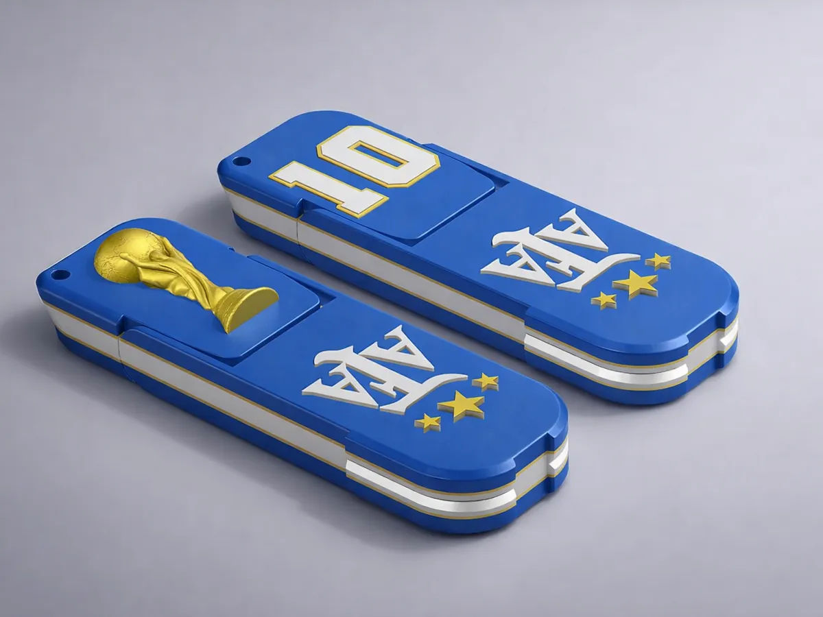 Argentina Cell Phone Holder Keychain - Free 3D Print Model - MakerWorld