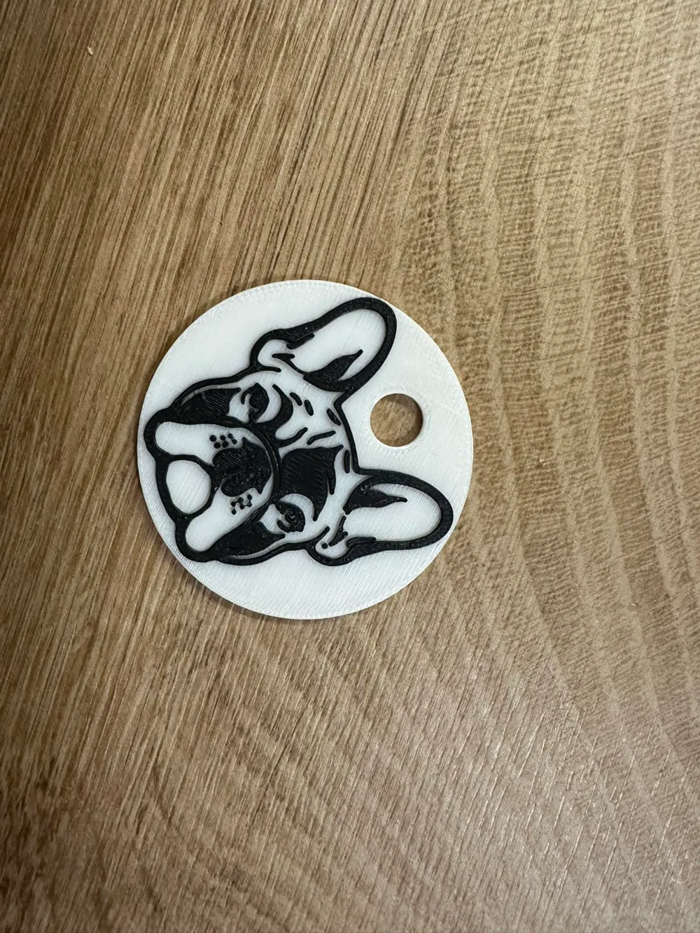 Frenchie Keychain by BulletRace - MakerWorld