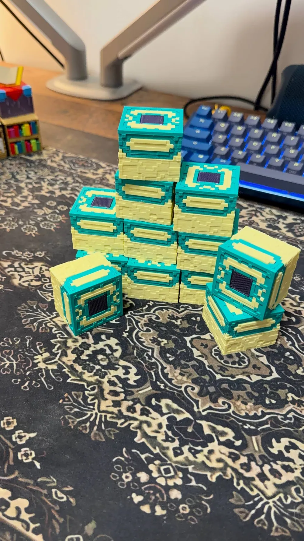 Minecraft End Portal Frame NO AMS - Free 3D Print Model - MakerWorld