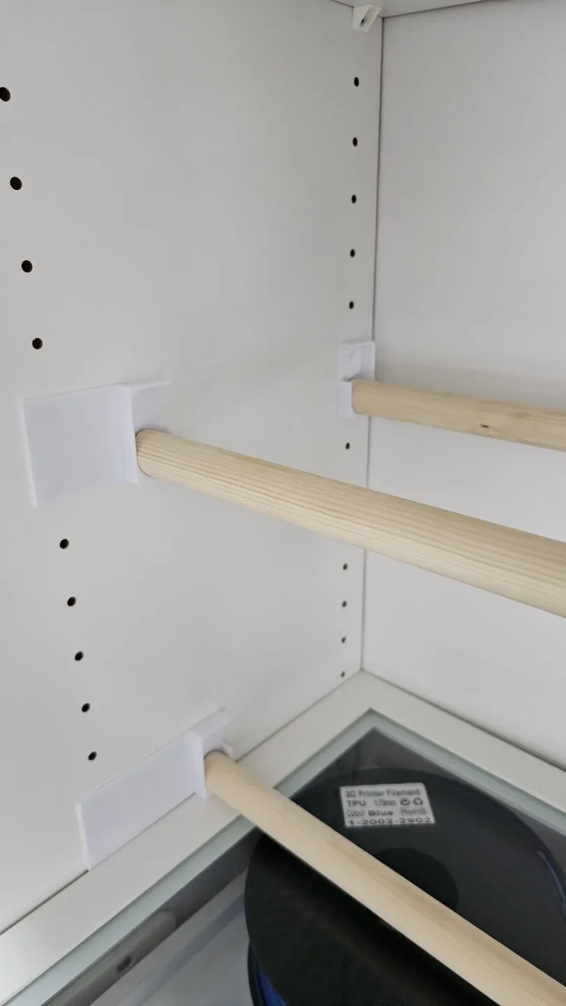 IKEA closet rod mount for spools by Sagi X1C - MakerWorld