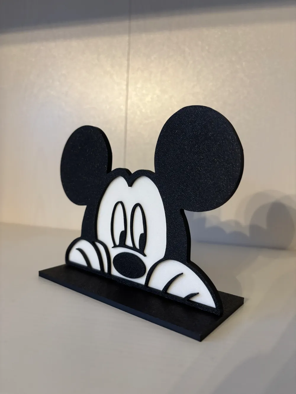 Mickey Mouse Head Stand Micky Maus - Free 3D Print Model - MakerWorld