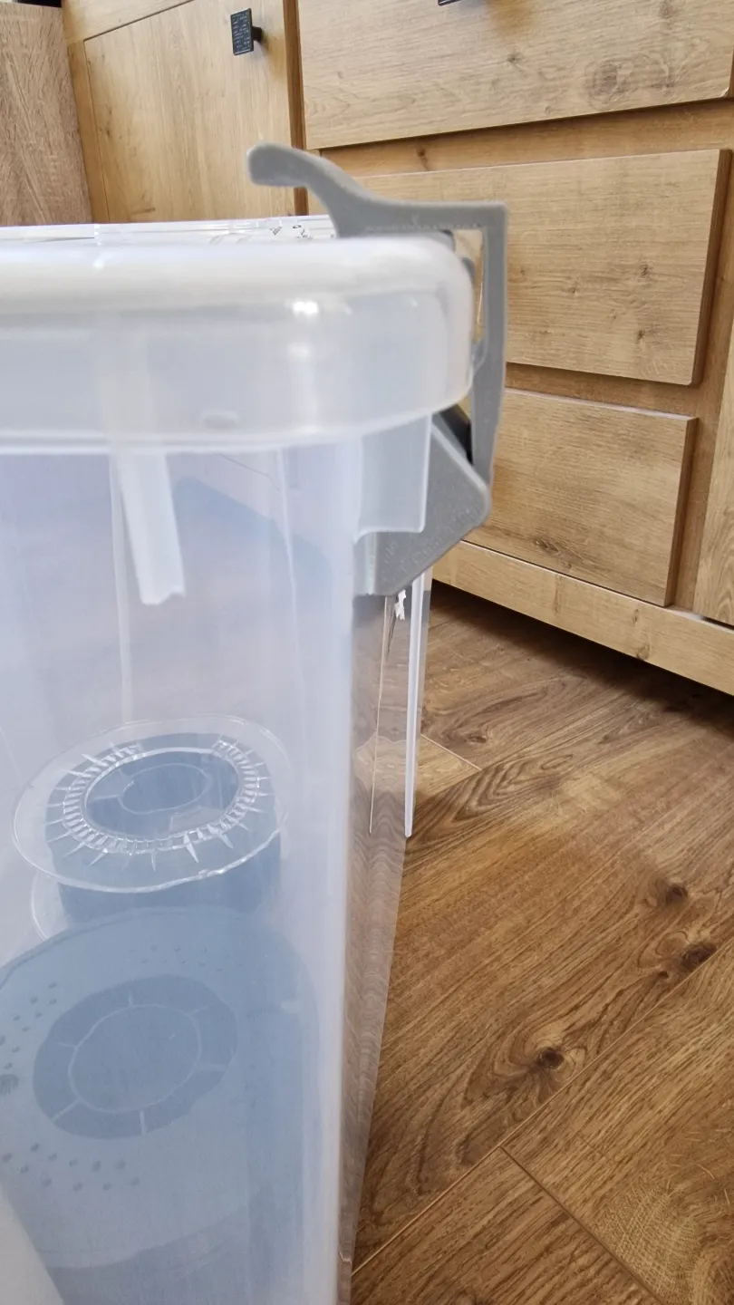 Sealed Filament Dry Box Ikea Samla 65 l - Lid Lock by 3DesignCZ ...
