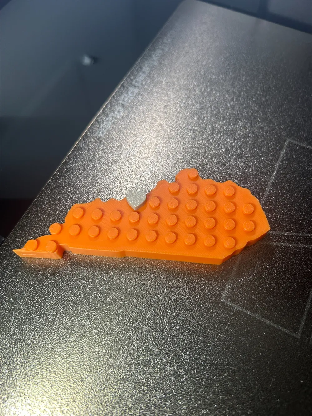 Legos Kentucky Magnet with moveable heart - Free 3D Print Model ...