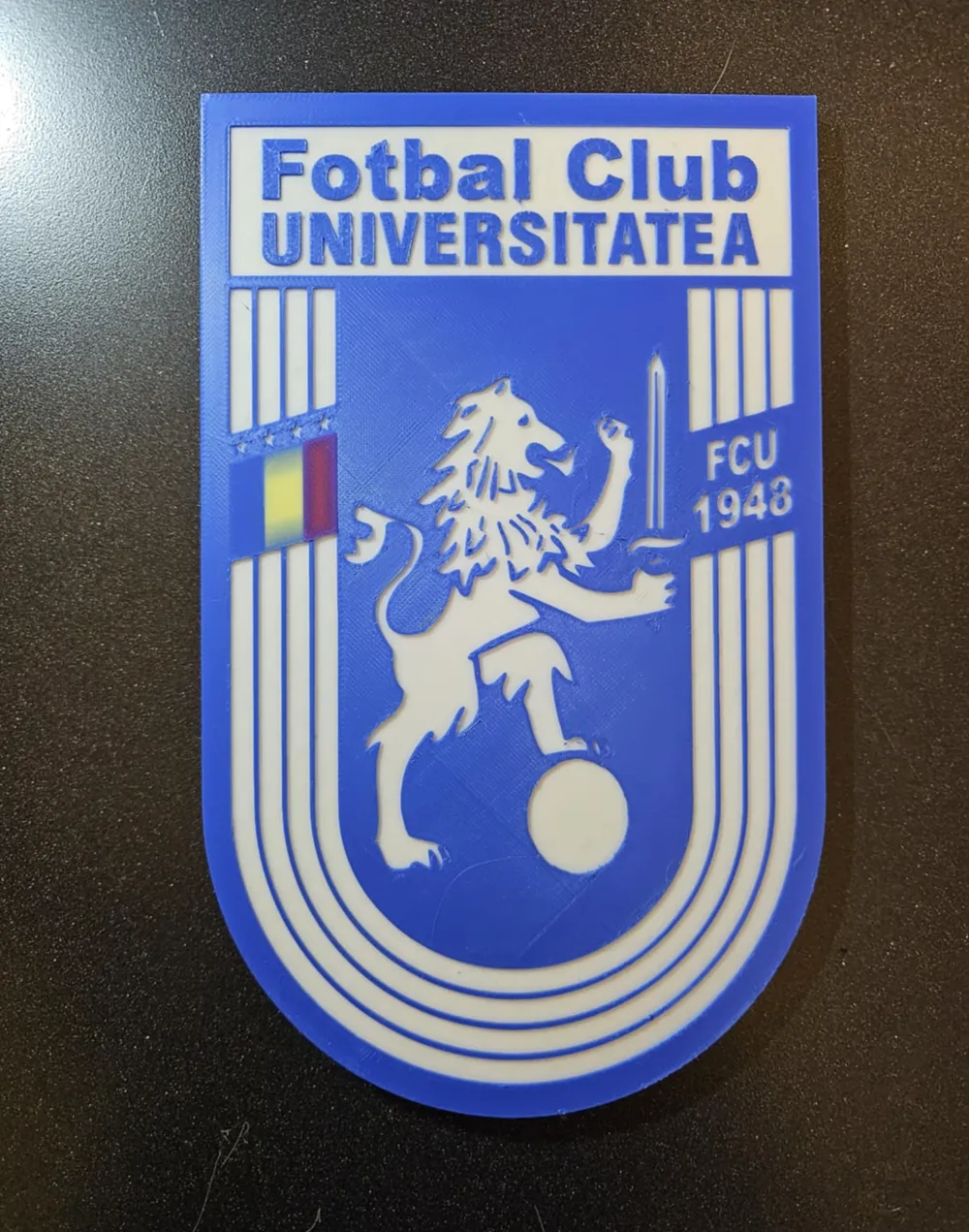 FC U Craiova 3D Wall Mountable Logo by ParadoxH - MakerWorld