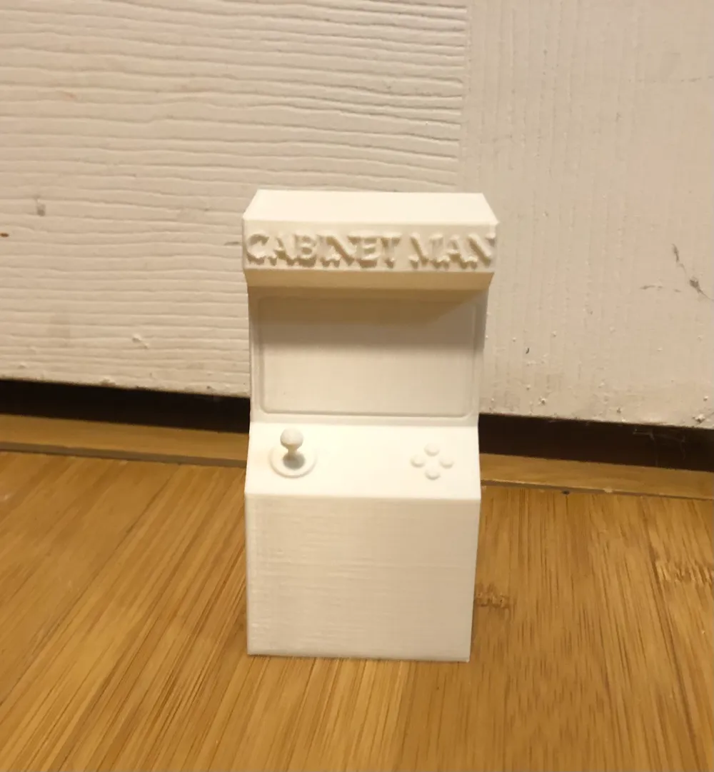 Cabinet Man Arcade Game (Lemon Demon) - Free 3D Print Model - MakerWorld