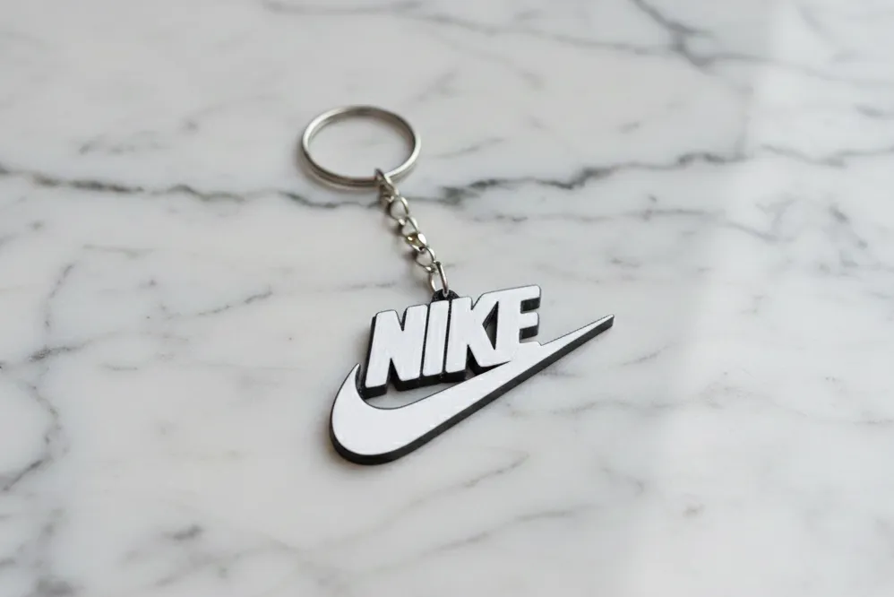 Nike Logo Keychain (Multicolor option available) - Free 3D Print Model ...