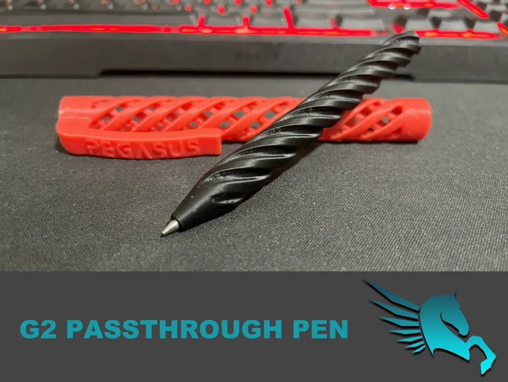 Pilot G2 Passthrough Pen by Pegasus 3D Printing MakerWorld: Download ...