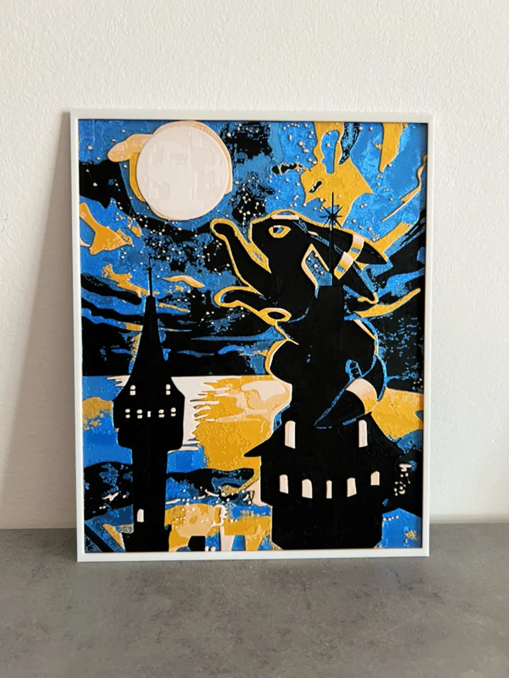 MOONBREON HUEFORGE UMBREON CARD FROM POKEMON CARD by giamma933 - MakerWorld