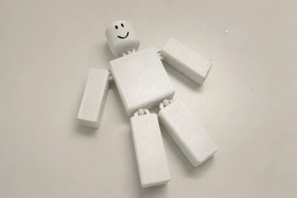 Roblox Noob Ragdoll Figure Print-In-Place (NO AMS) - Free 3D Print ...