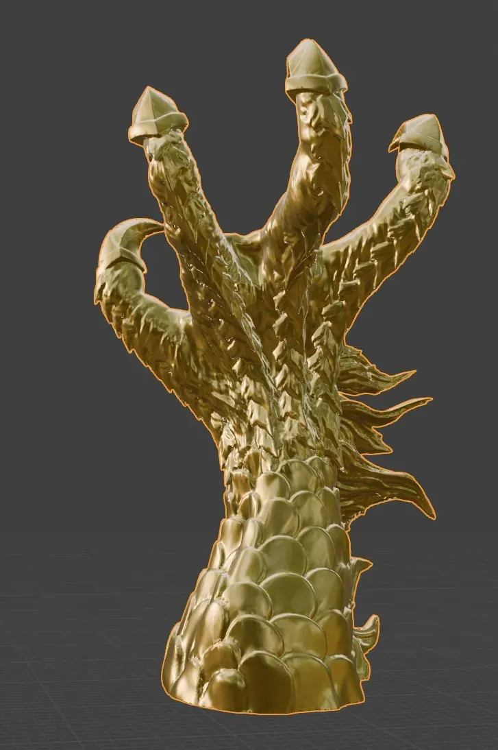 Dragon Claw Stand by Golden Oak MakerWorld: Download Free 3D Models