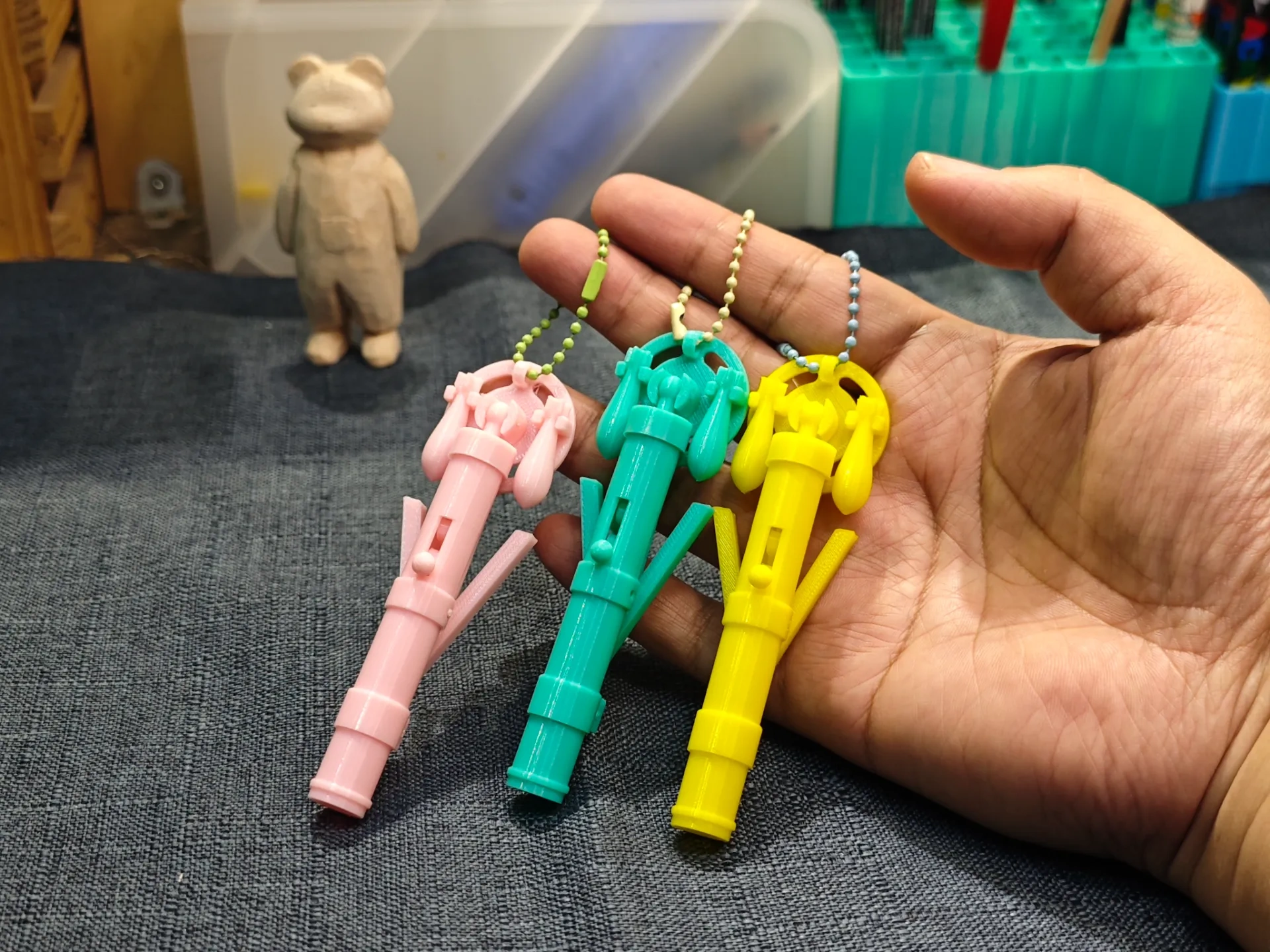 A fun procrastination toy: a miniature, fully 3D-printed, and ...