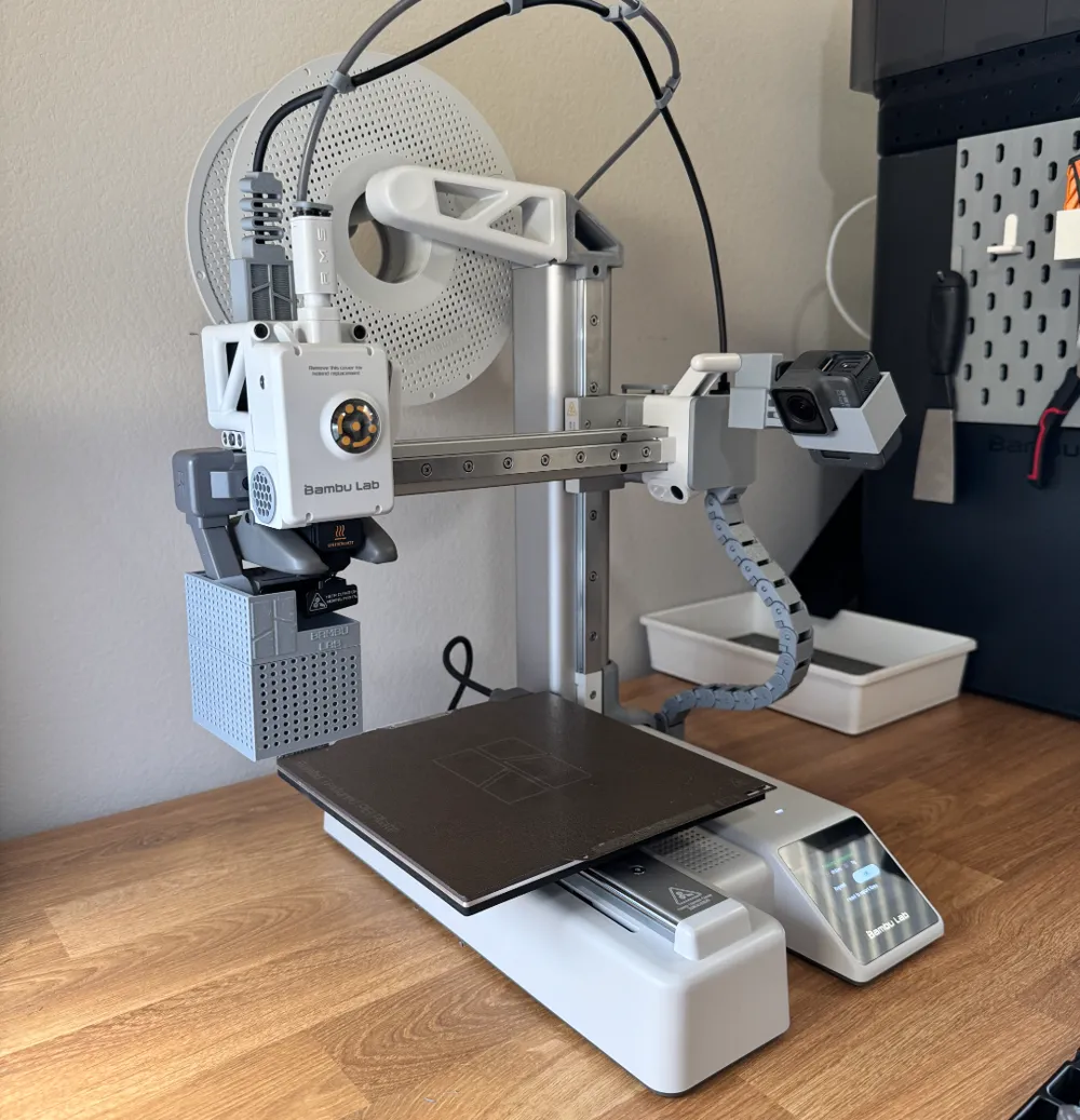 GoPro Mount For the A1 Mini by Create3DWorks - MakerWorld