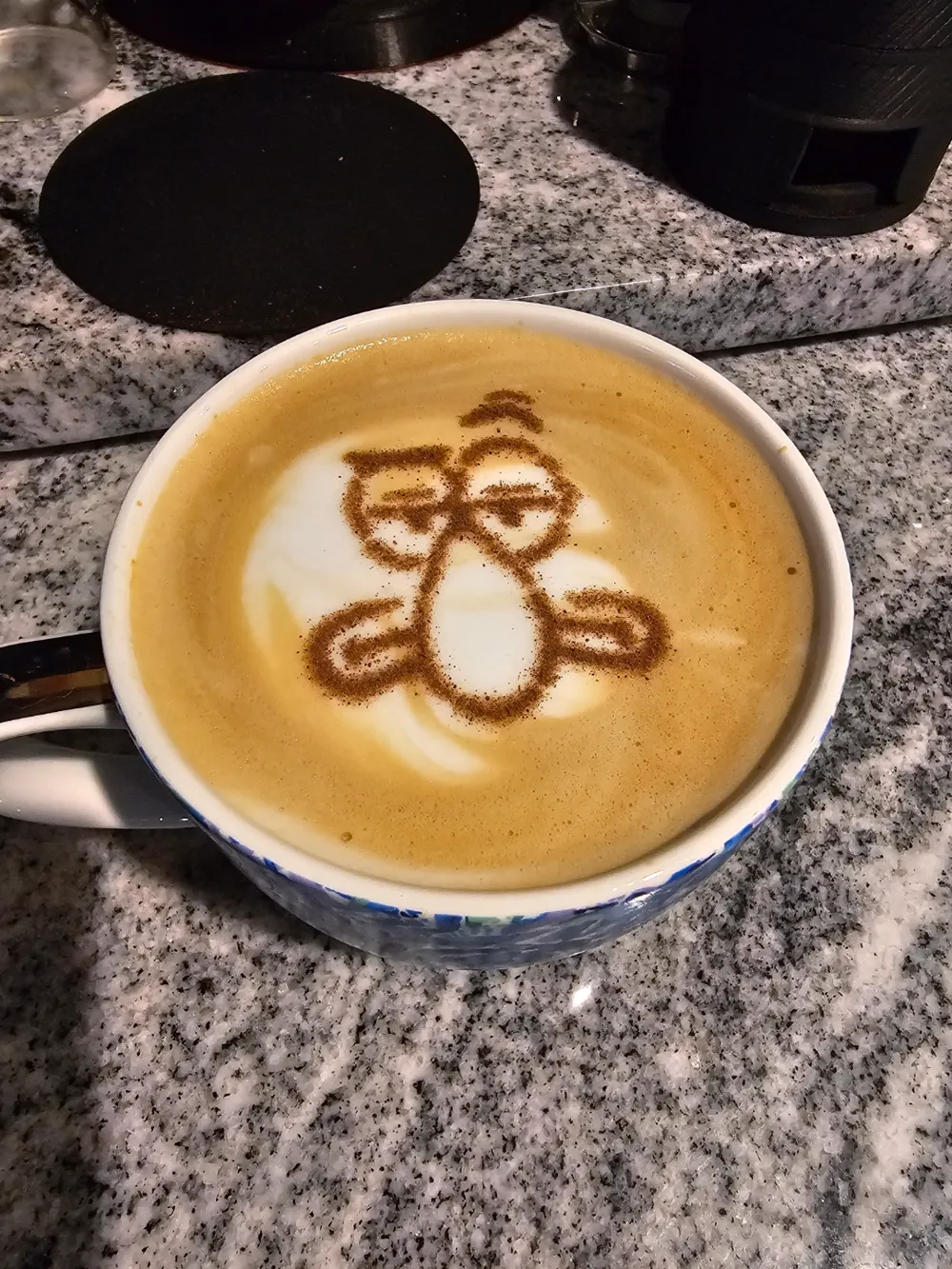 Perfect Squidward Face Latte Art Stencil by Perfect PrintsMakerWorld ...