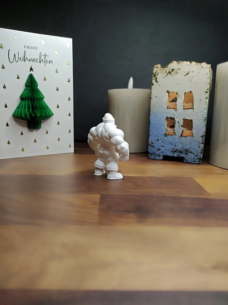 Muscle Santa Claus V.2 powerful Christmas figure - Free 3D Print Model ...