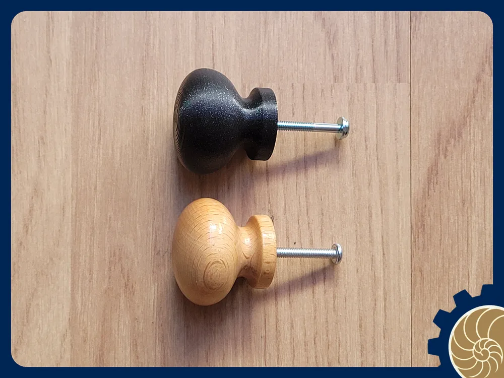 Simple M4 Door Drawer Knob - Free 3D Print Model - MakerWorld
