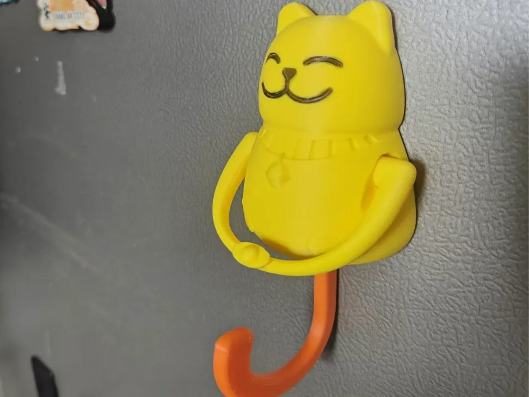Lucky Cat - Magnetic Hook by 创梦空间 - MakerWorld