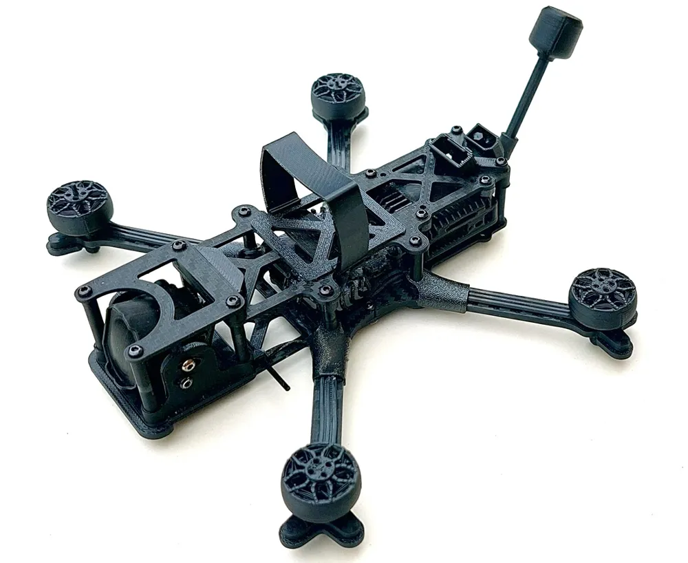 GoFlyPro - 3,5 Zoll Drone Frame Dummy - Free 3D Print Model - MakerWorld
