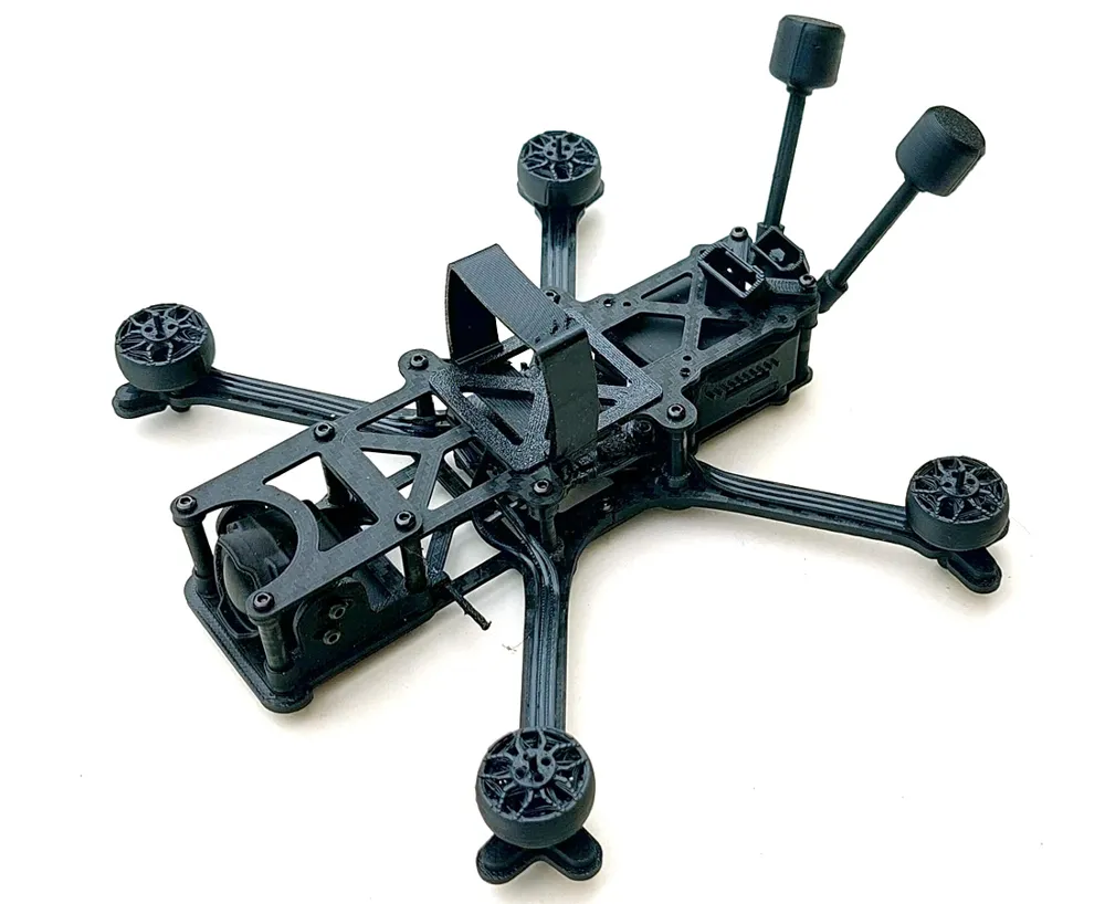 GoFlyPro - 3,5 Zoll Drone Frame Dummy - Free 3D Print Model - MakerWorld