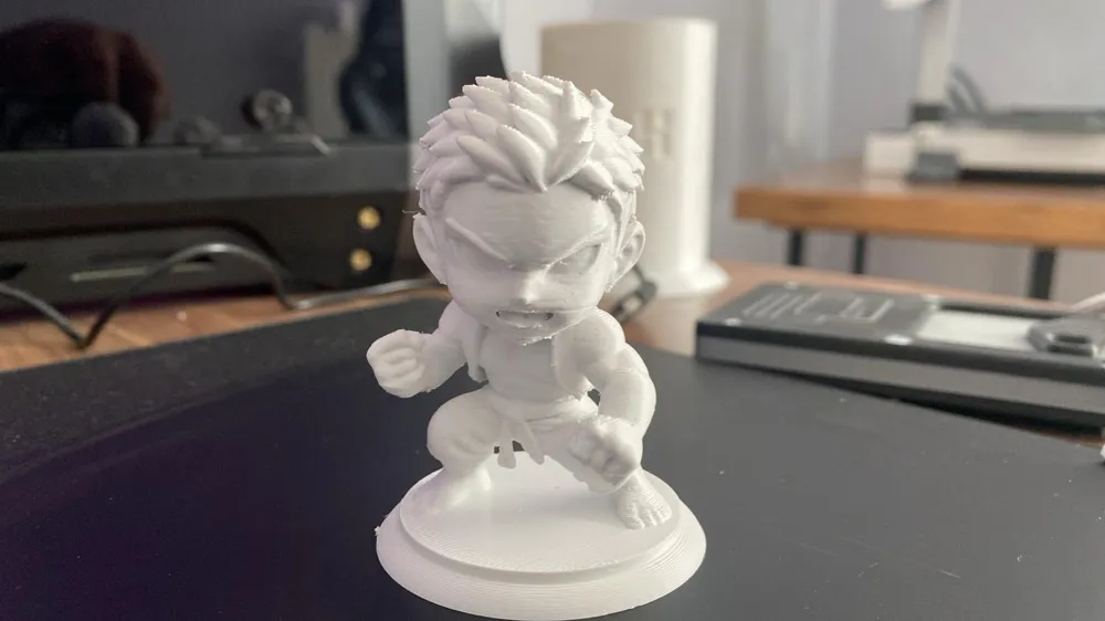 Akaza From Demon Slayer Inspired Chibi Figure - Free 3D Print Model ...