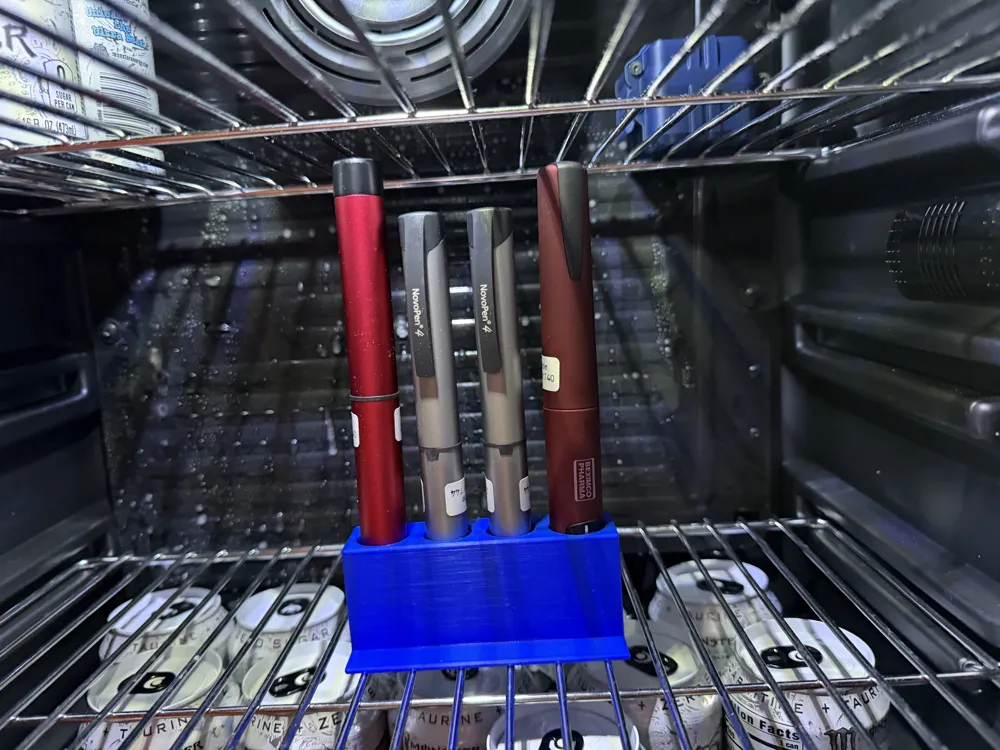 Vertical 3ml insulin pen holder - Free 3D Print Model - MakerWorld