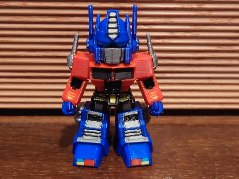 Optimus Prime Autobot Transformers Figure, Multicolored Remixed by To ...