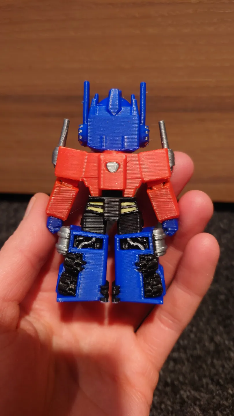 Optimus Prime Autobot Transformers Figure, Multicolored Remixed by To ...