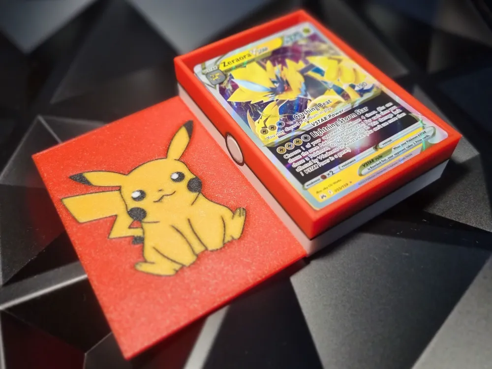 Pokemon Card Box Pikachu by BENJO3D - MakerWorld