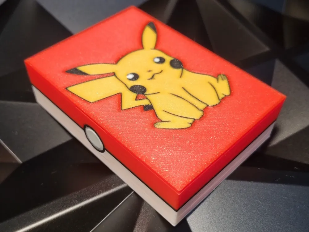 Pokemon Card Box Pikachu by BENJO3D - MakerWorld