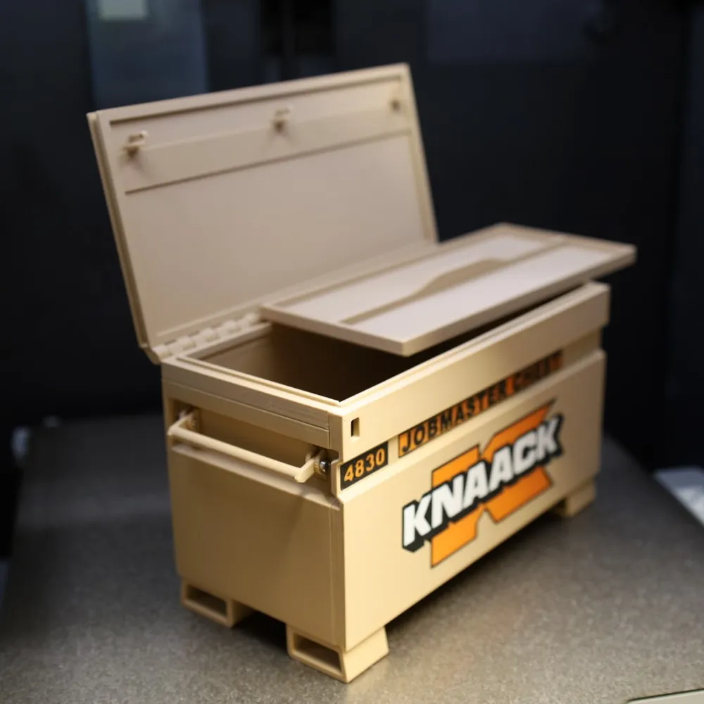 Knaack Job Site Tool Box Desk Display by joshua.makes - MakerWorld
