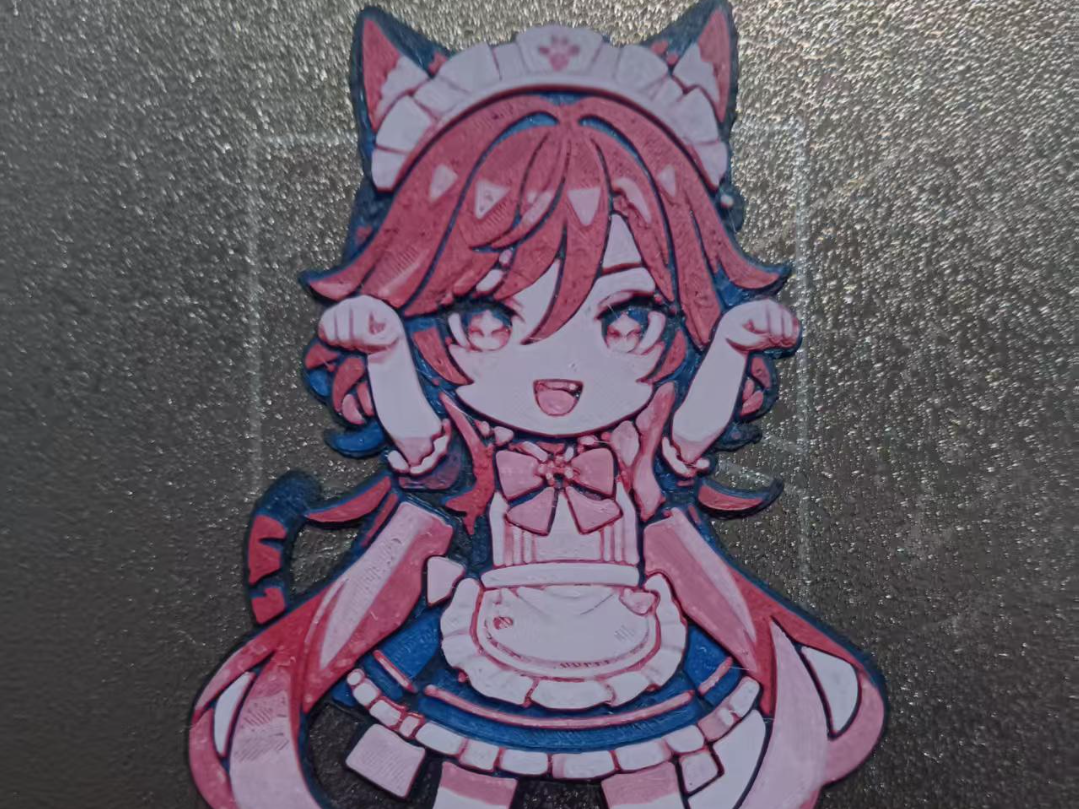 Genshin Impact Pyro Archon Murata Fridge Magnet Remixed by 坐忘道红中 MakerWorld: Download Free 3D Models