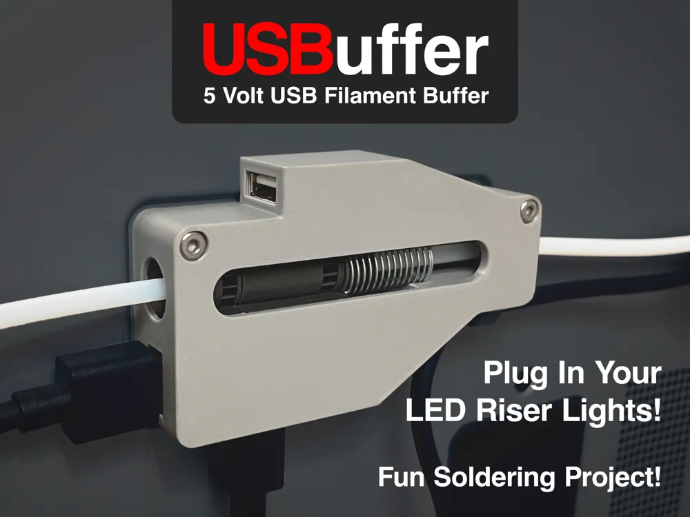 USBuffer - 5 Volt USB Filament Buffer by Dingus Dude - MakerWorld