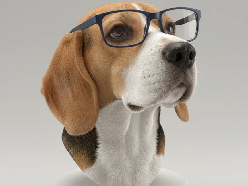 Beagle Dog Bust - Free 3D Print Model - MakerWorld