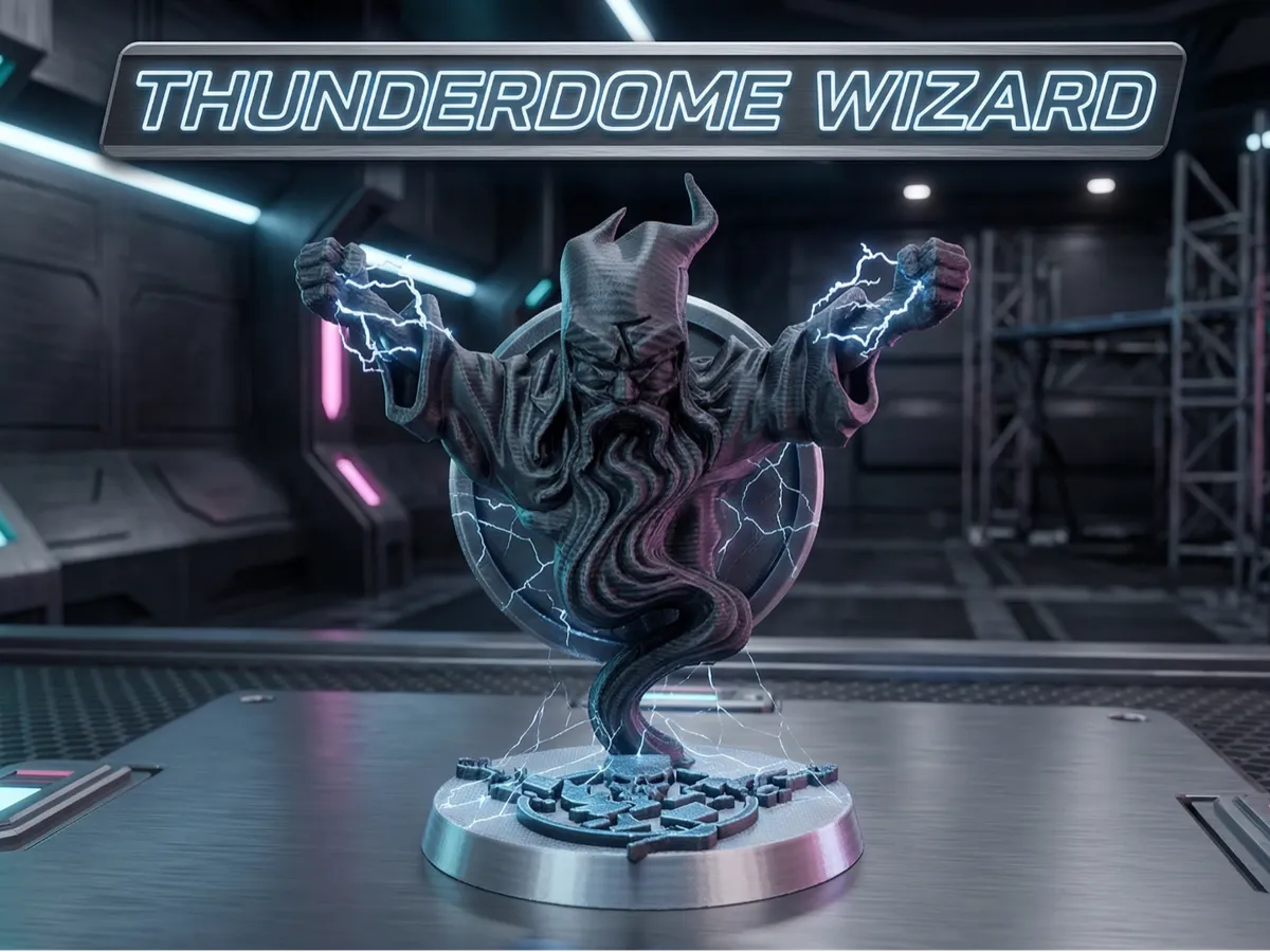 Thunderdome Wizard - Free 3D Print Model - MakerWorld