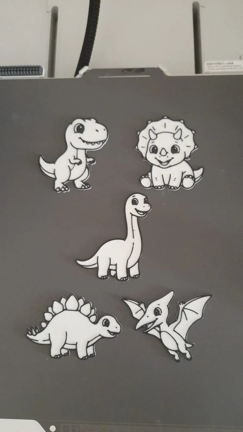 Cute Dino Kids Painting Kit Easy Print - Free 3D Print Model - MakerWorld