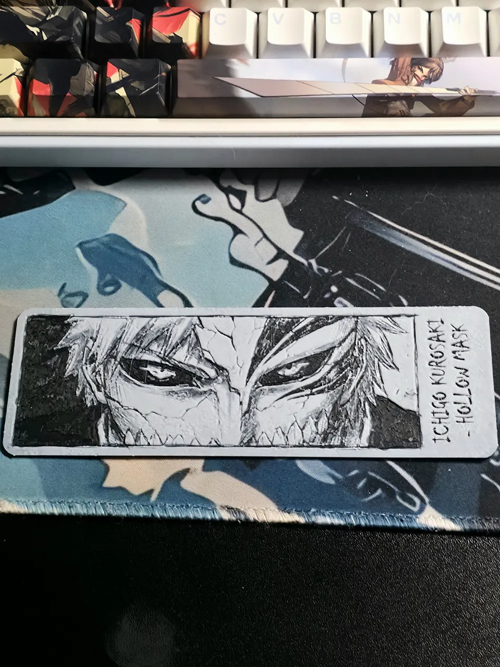 Ichigo Hollow Mask - Bookmark - Bleach - Free 3D Print Model - MakerWorld