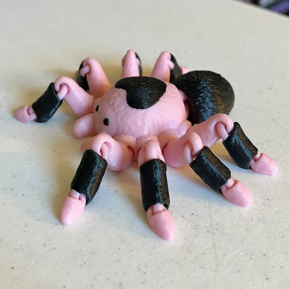 Valentine Tarantula Flexi Articulated Figure - Free 3D Print Model ...