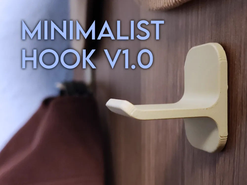Minimalist Hook by FreshForge 3D - MakerWorld