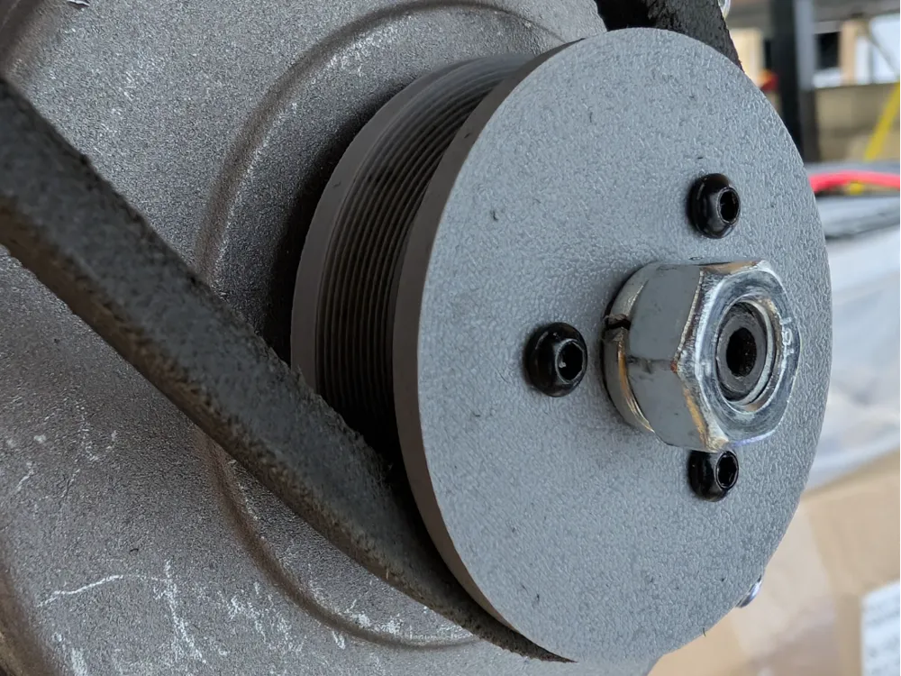 Sewing machine pulley 50mm (taper bore 10mm) - Free 3D Print Model ...