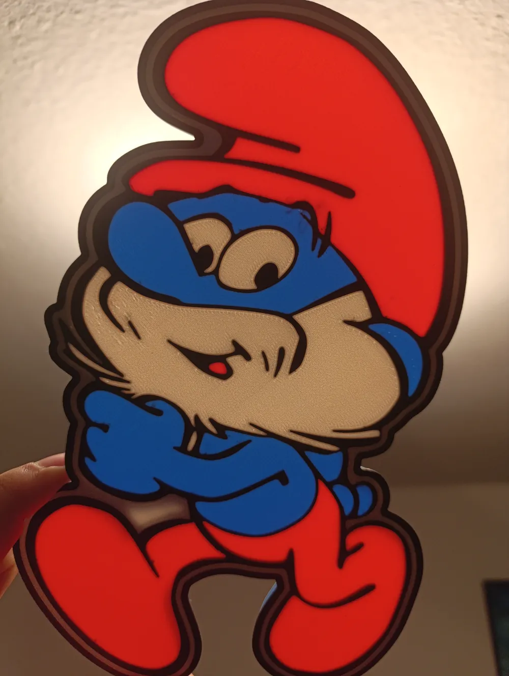 Papa Smurf LED Lightbox by Dule - MakerWorld