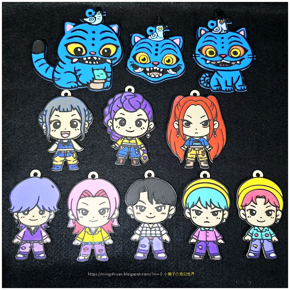 Llavero KPop Cazadores de Demonios-Saja Boys por mingshiuan99 MakerWorld: Descarga Modelos 3D ...