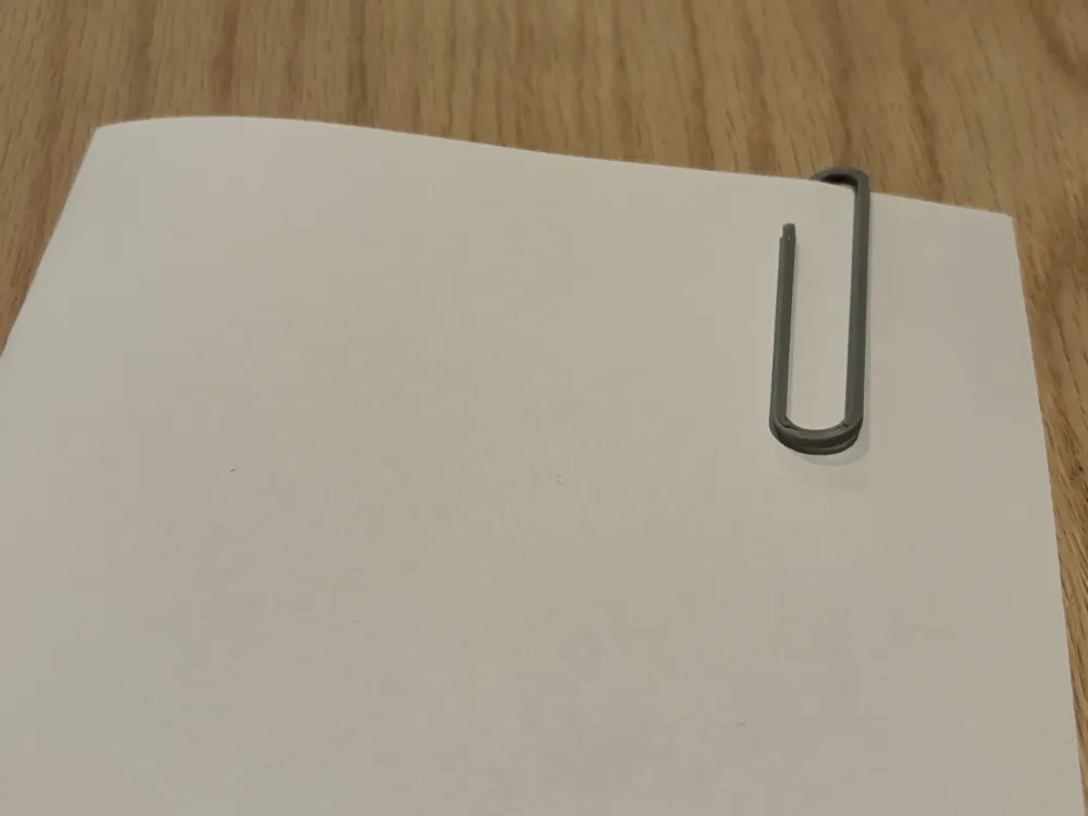 Paper clip- fast print! - Free 3D Print Model - MakerWorld