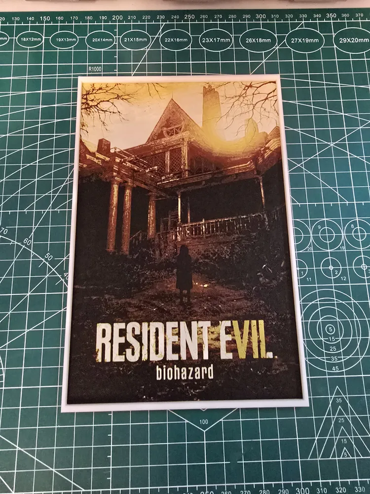Resident Evil 7: Biohazard Poster - Hueforge Art by Lumpy3D - MakerWorld